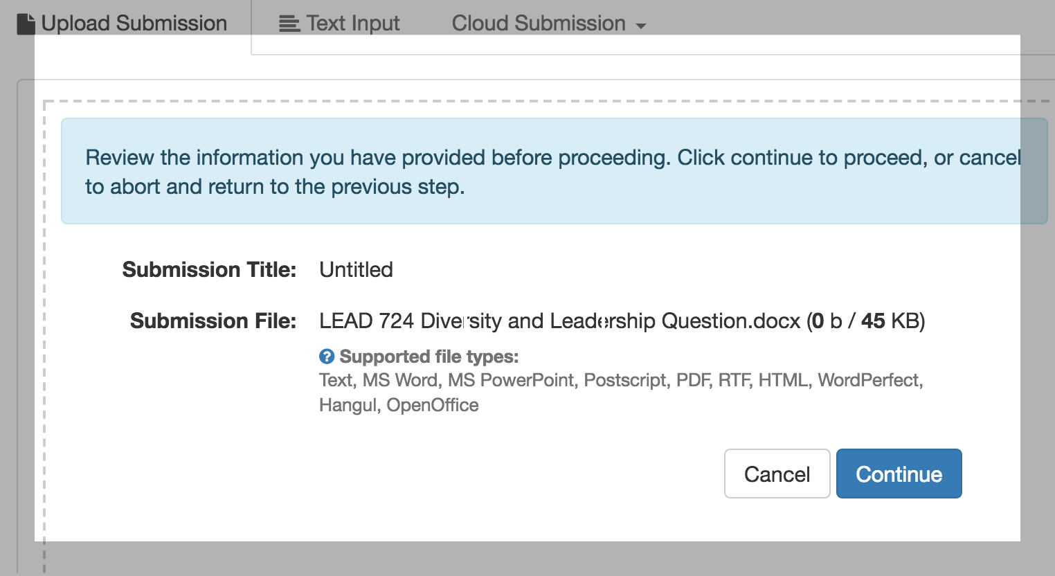 Submitting assignments using Turnitin - Adams Center