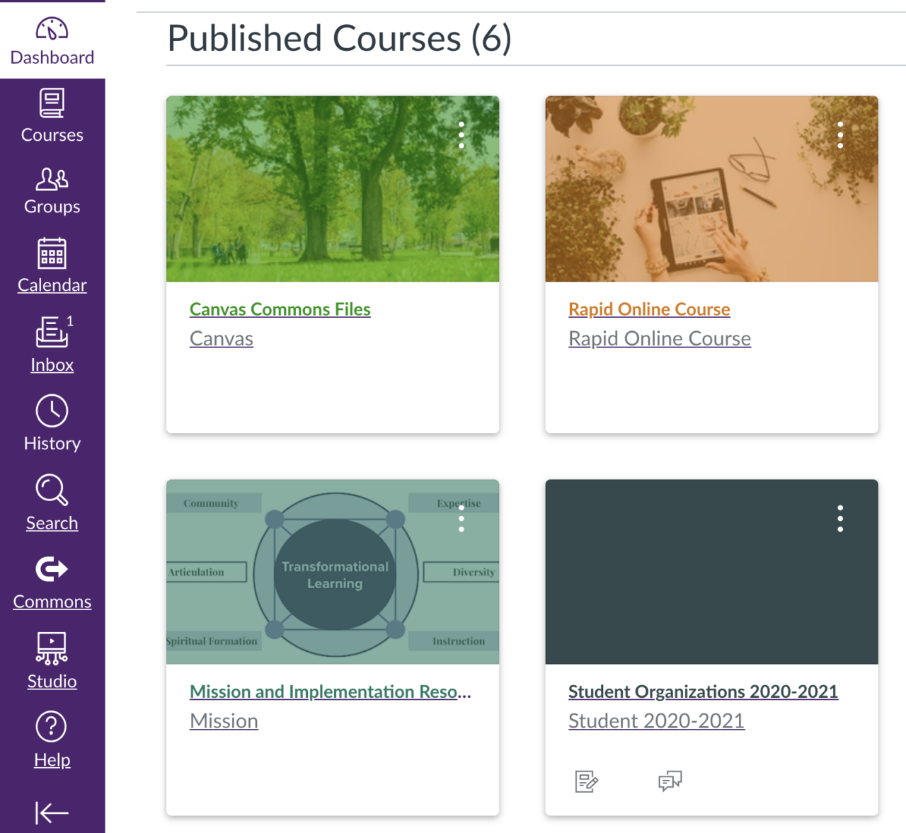 Using Canvas - Adams Center