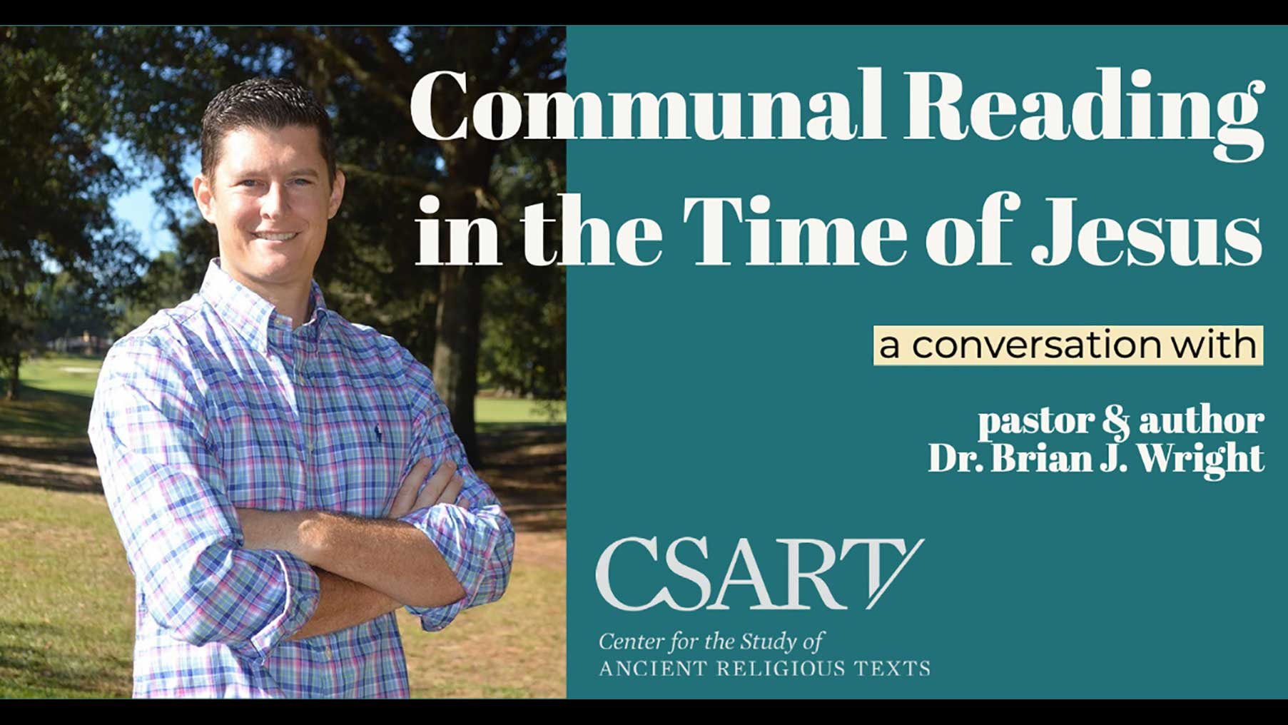 Recorded Lectures | Center for the Study of Ancient Religious Texts